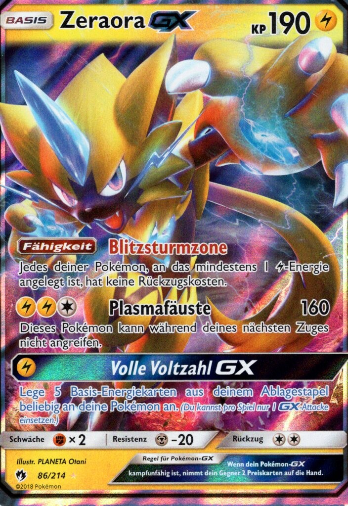 Zeraora GX 86/214 SM8 Echo des Donners Günstig kaufen