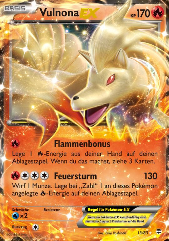 Vulnona-EX - 13/83 - EX