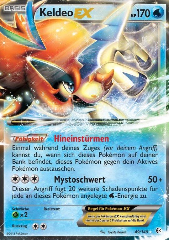 Keldeo-EX - 49/149 - EX