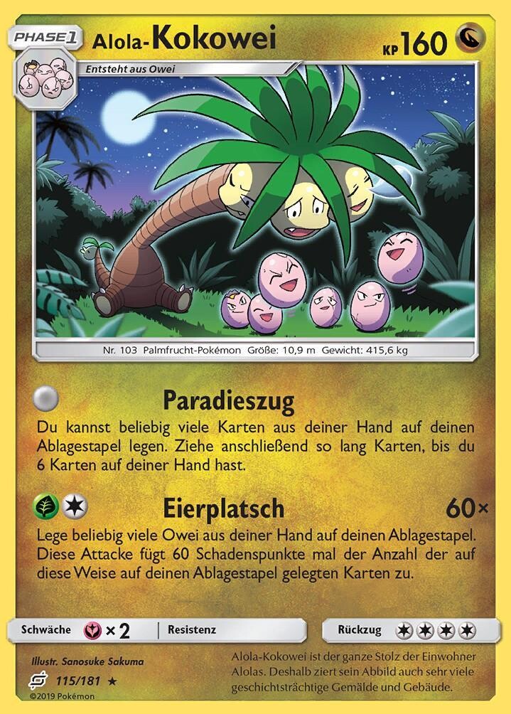 Alola-Owei 115/181 SM9 Teams sind Trumpf Günstig kaufen