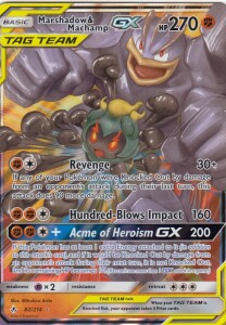 Marshadow & Machamp GX 82/214 SM10 Unbroken Bonds