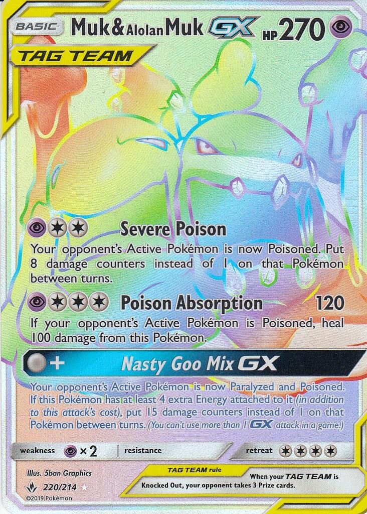 Muk & Alolan Muk GX 220/214 SM10 Unbroken Bonds