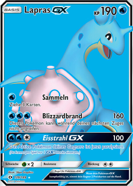 Lapras GX - 139/149 - Fullart
