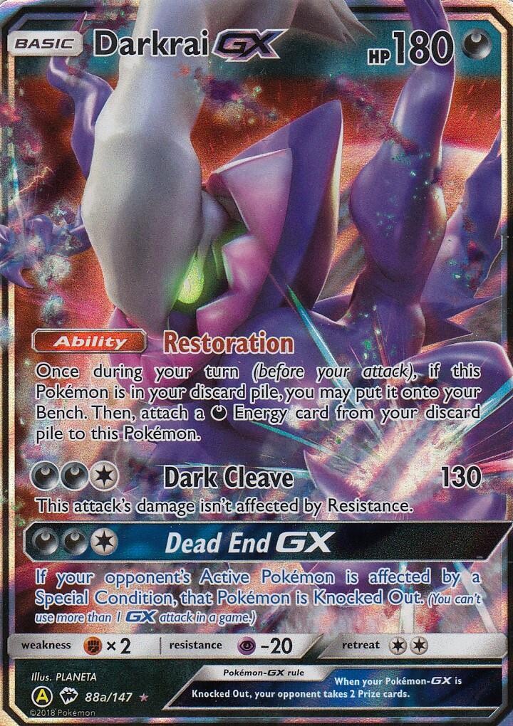 Darkrai GX - 88a/147 - GX