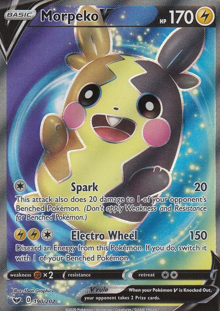 Morpeko V 190/202 SWSH01 Sword & Shield Günstig kaufen