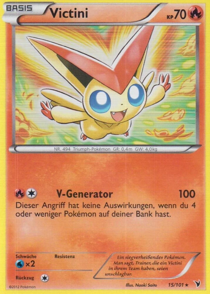 Victini - 15/101 - Reverse Holo