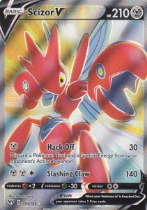 Scizor V 183/189 Sword & Shield - Darkness Ablaze