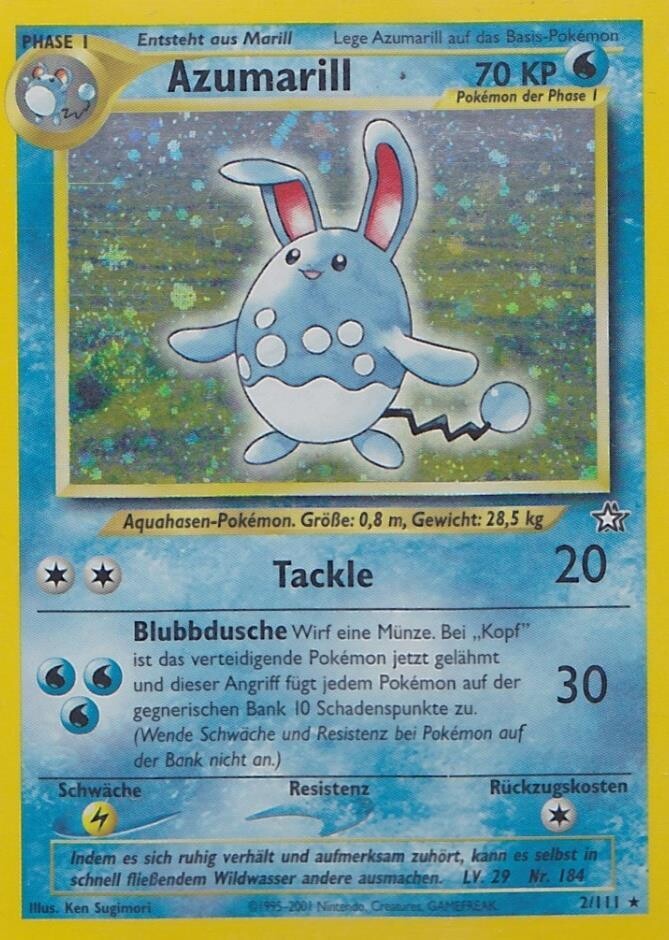 Azumarill - 2/111 - Holo - Good