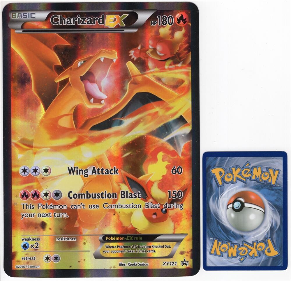 Charizard EX - XY121 - Promo - Übergröße/Oversized - Excellent