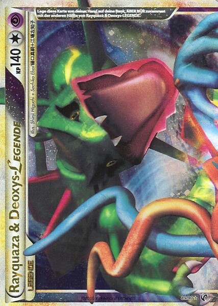 Rayquaza & Deoxys-LEGENDE - 89/90 - Legend - Good