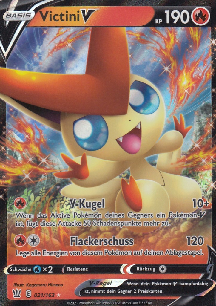 Victini V 021/163 Schwert & Schild - Kampfstile