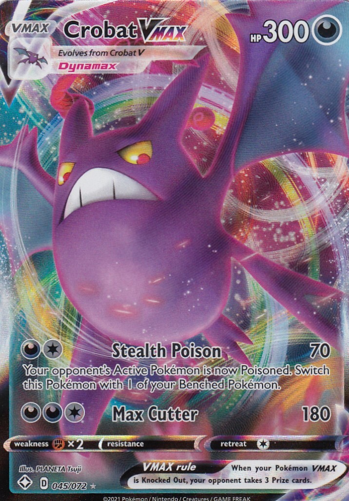 Crobat VMAX 045/072 Sword & Shield - Shining Fates