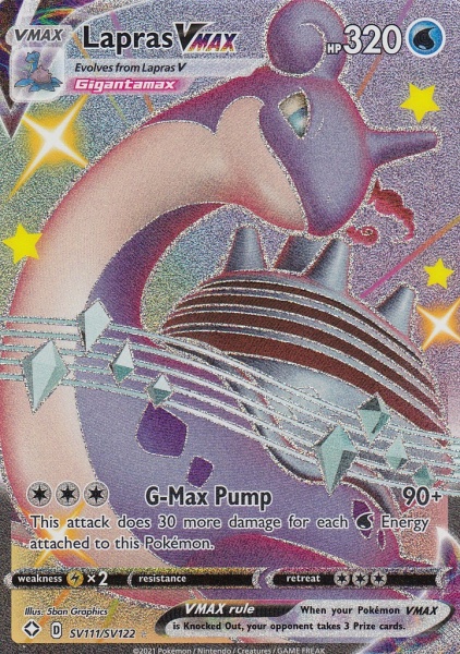 Lapras VMAX SV111/SV122 Sword & Shield - Shining Fates