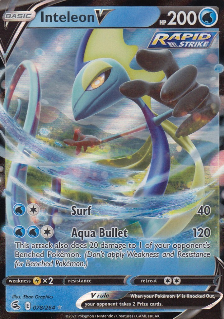 Inteleon V 078/264 Sword & Shield - Fusion Strike