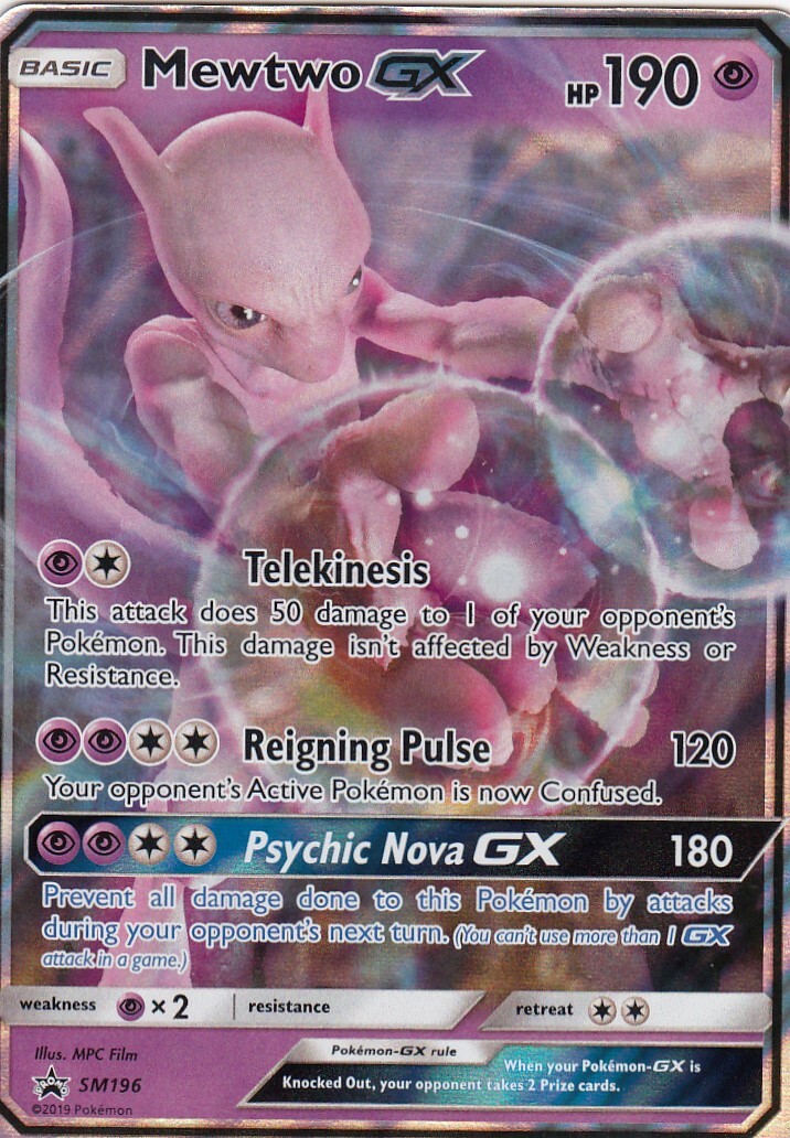 Mewtwo GX - SM196 - Promo - Good