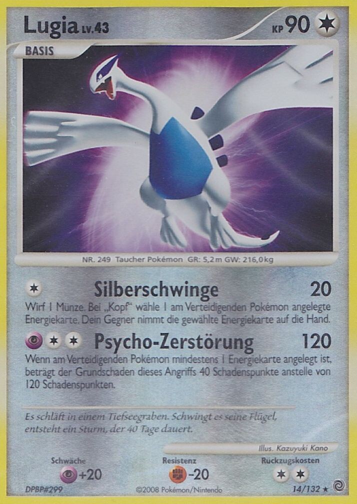 Lugia - 14/132 - Reverse Holo - Good