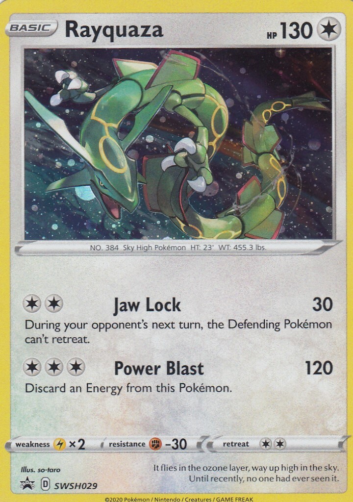Rayquaza - SWSH029 - Promo