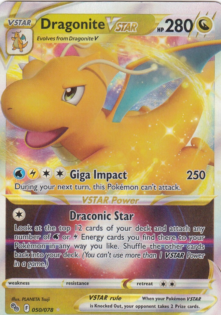 Dragonite VSTAR 050/078 Pokemon GO Günstig kaufen