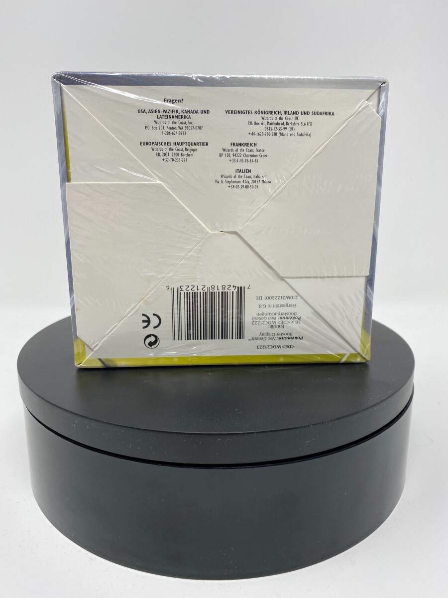 Pokemon Neo Genesis Display Deutsch - OVP/Sealed - 36 Booster RARITÄT