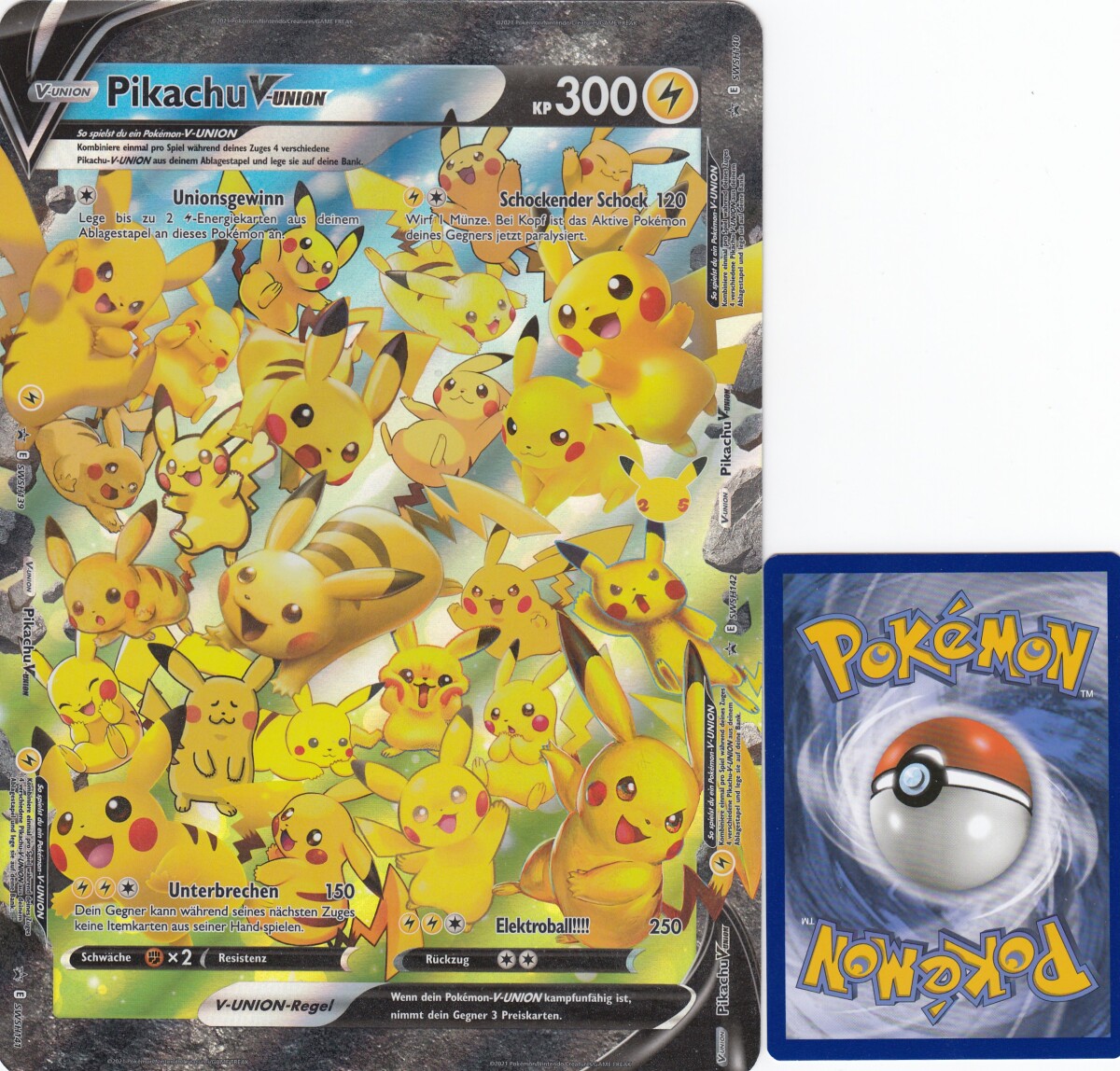 Pikachu V-Union - SWSH141 - DE - Übergröße/Oversized