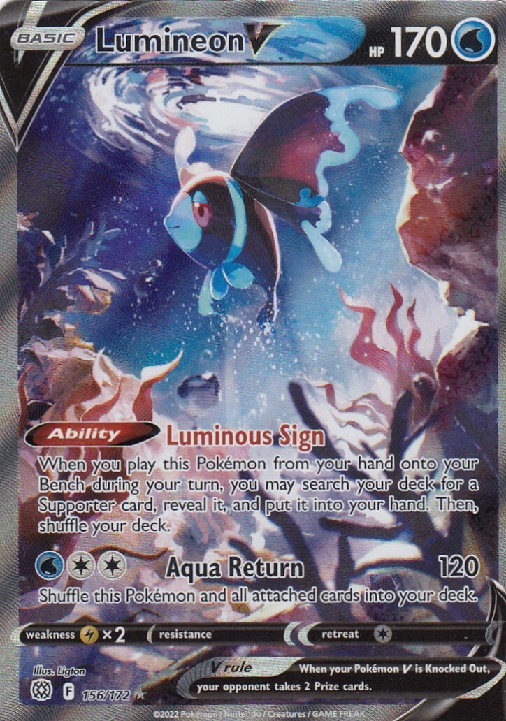 Lumineon V - 156/172 - Ultra Rare