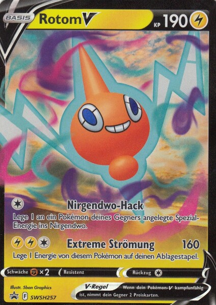 Rotom V - SWSH257 - Promo