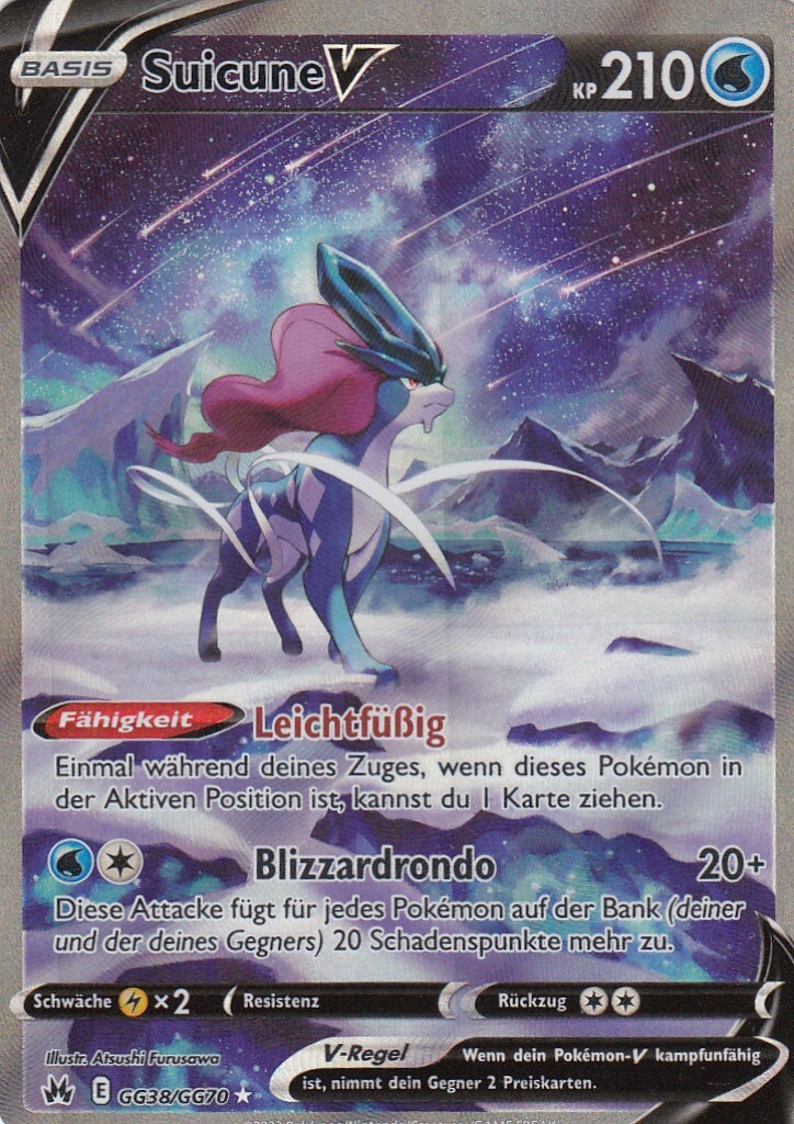 Suicune V - GG38/GG70 - Ultra Rare