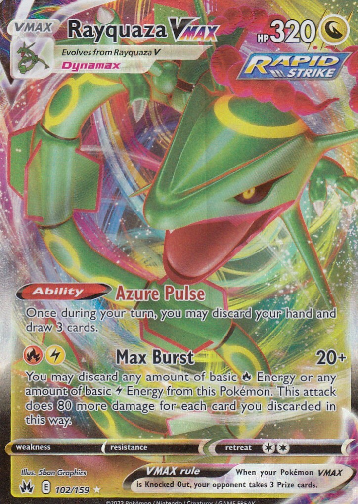 Rayquaza VMAX - 102/159 - Ultra Rare