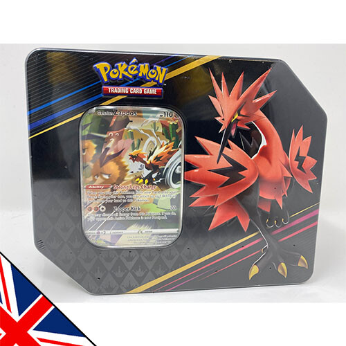 Crown Zenith Tin Box - Galarian Zapdos - Version 2 (Englisch)