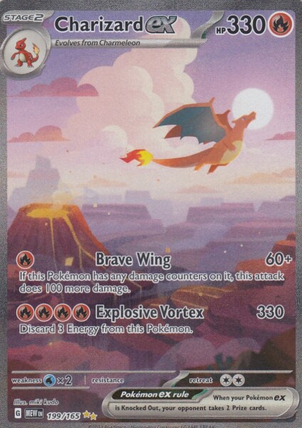 Charizard ex - MEW EN - 199/165 - Special Illustration Rare