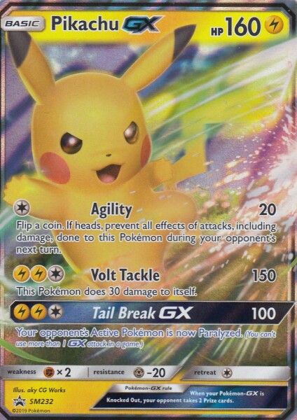 Pikachu GX - SM232 - Promo