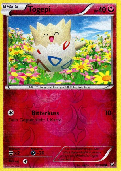 Togepi - 43/108 - Reverse Holo