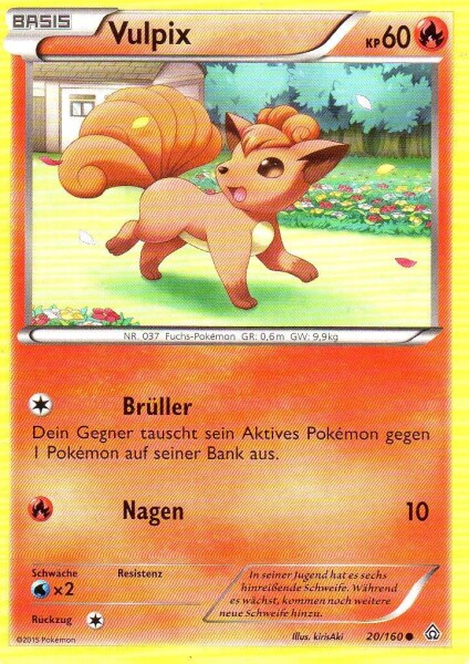 Vulpix - 20/160 - Reverse Holo