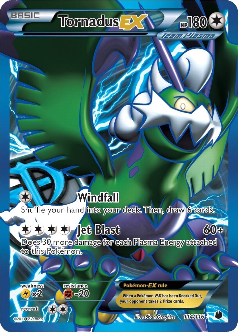 Tornadus-EX - 114/116 - Fullart