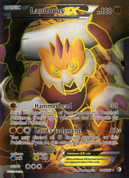 Landorus-EX - 144/149 - Fullart