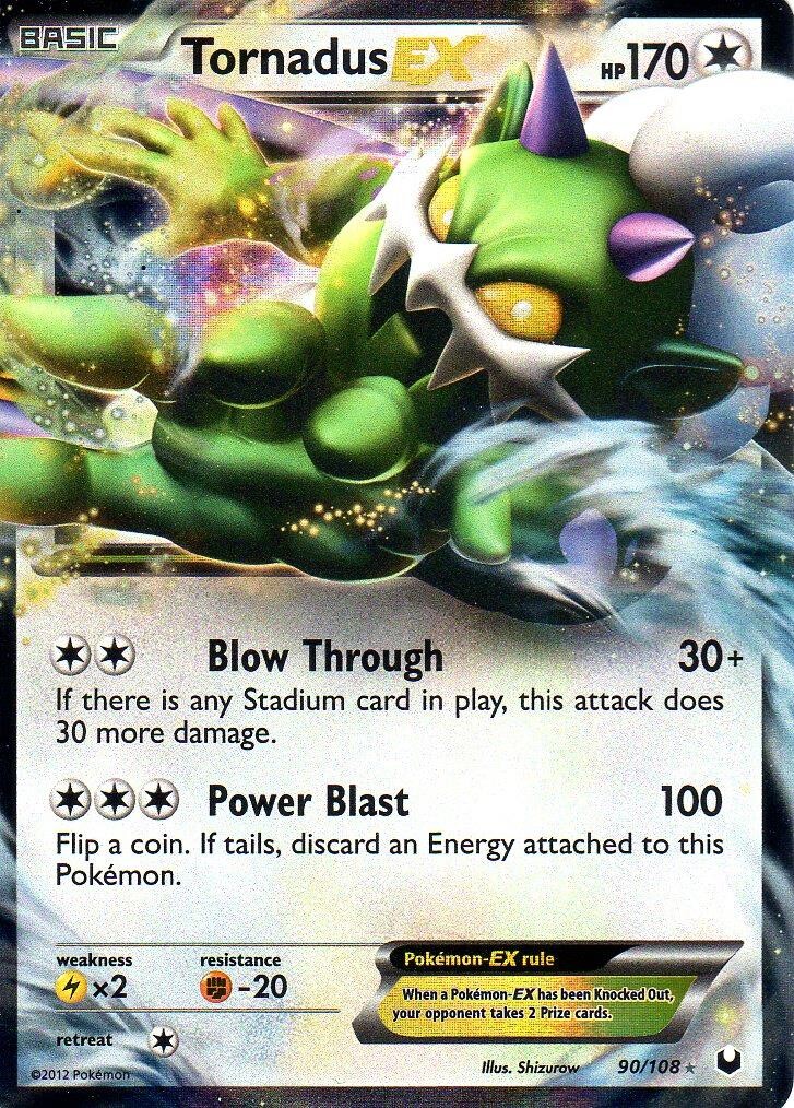 Tornadus-EX - 90/108 - EX