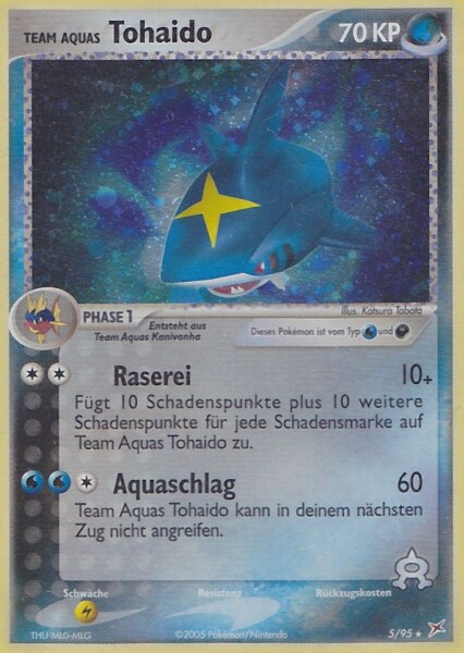 Team Aquas Tohaido - 5/95 - Reverse Holo