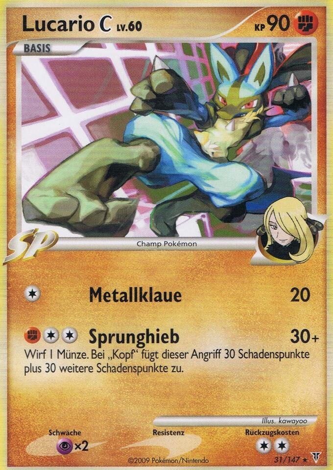 Lucario C - 31/147 - Reverse Holo