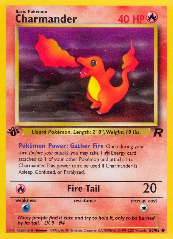 Charmander - 50/82 - Common 1st Edition