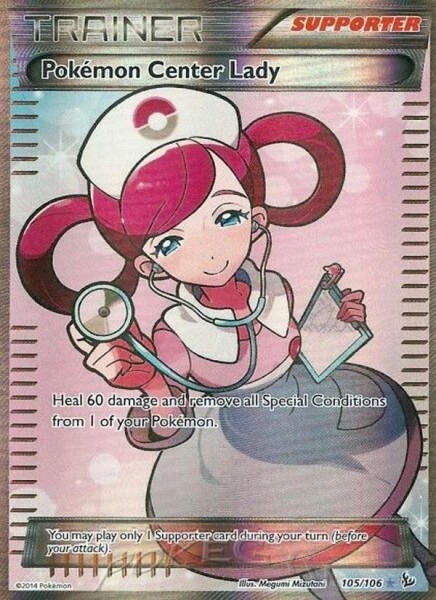 Pokemon Center Lady - 105/106 - Fullart