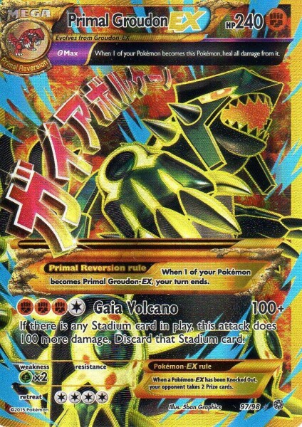 Primal Groudon-EX - 97/98 - Shiny