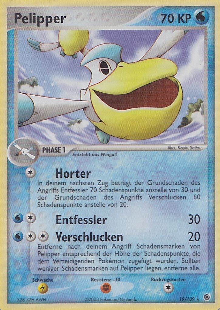 Pelipper - 19/109 - Rare