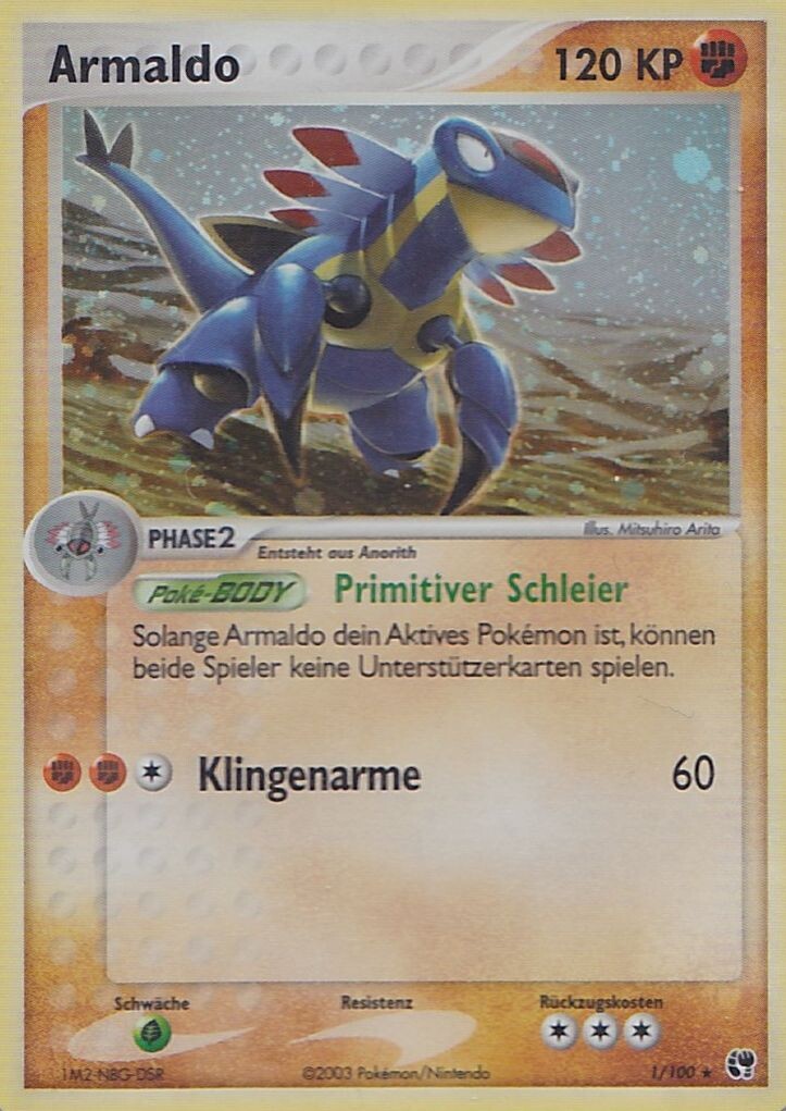 Armaldo - 1/100 - Holo