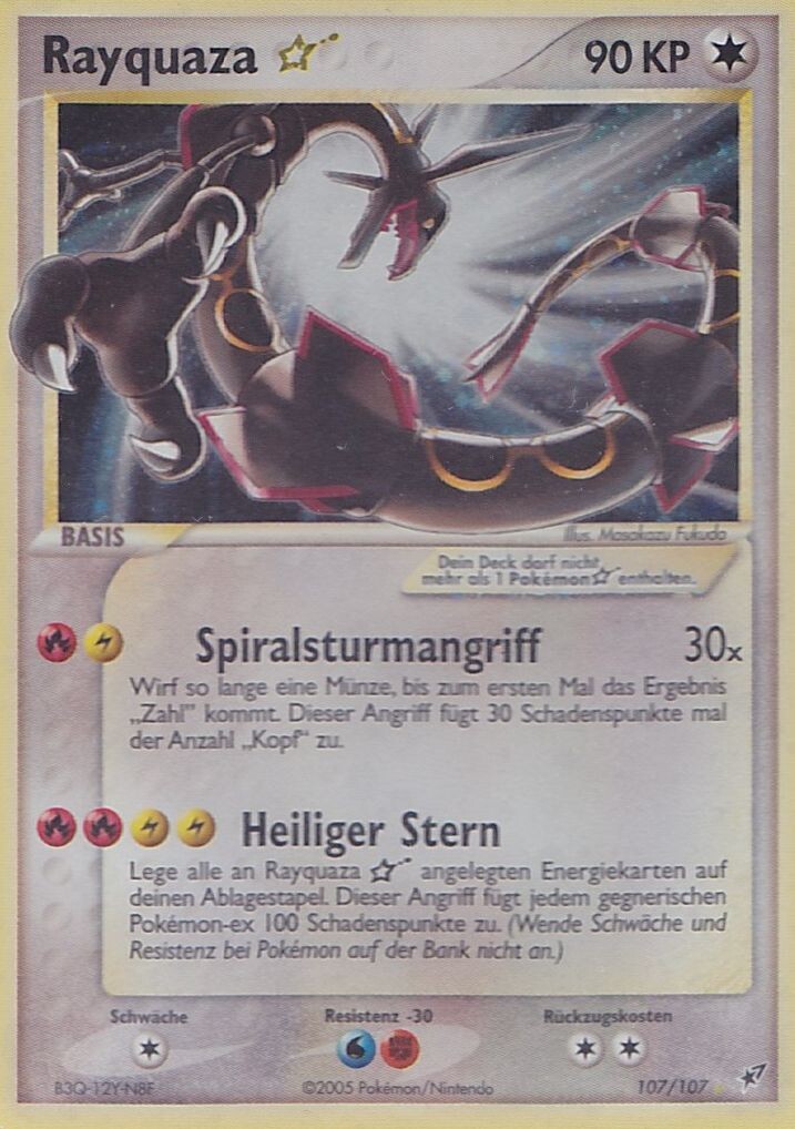 Rayquaza Star - 107/107 - Shiny