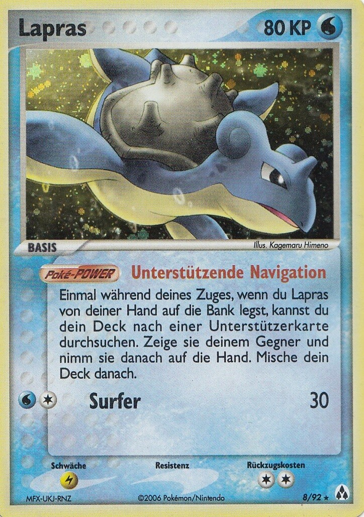 Lapras - 8/92 - Holo