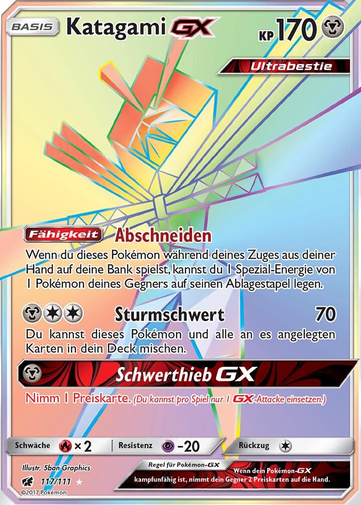 Katagami GX - 117/111 - Rainbow Rare