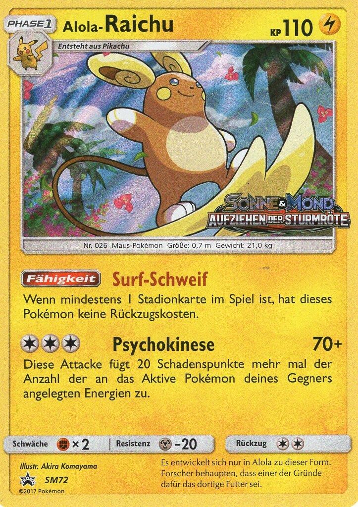 Alola Raichu - SM72 - Prerelease Promo
