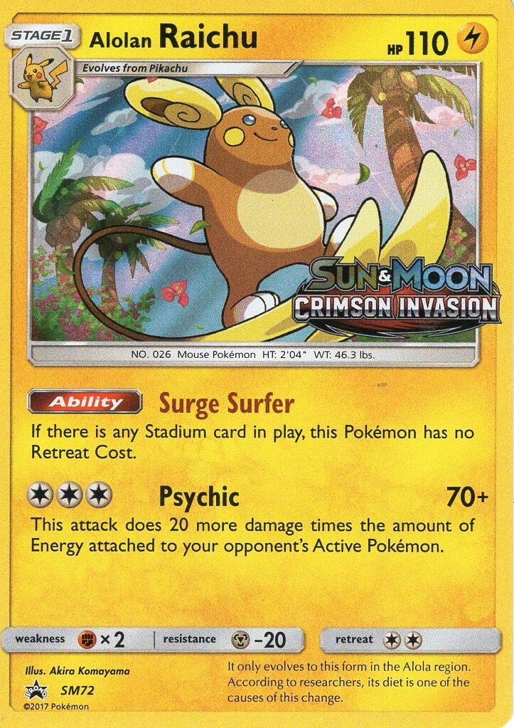 Alolan Raichu - SM72 - Prerelease Promo