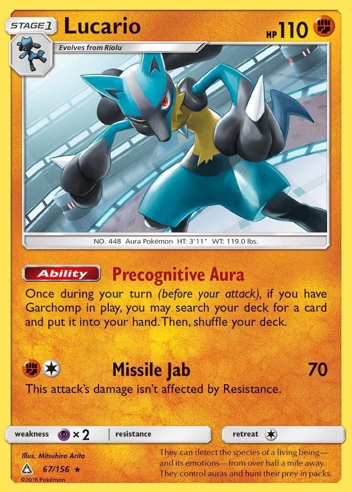 Lucario - 67/156 - Holo
