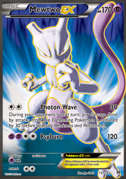 Mewtwo-EX - 157/162 - Fullart